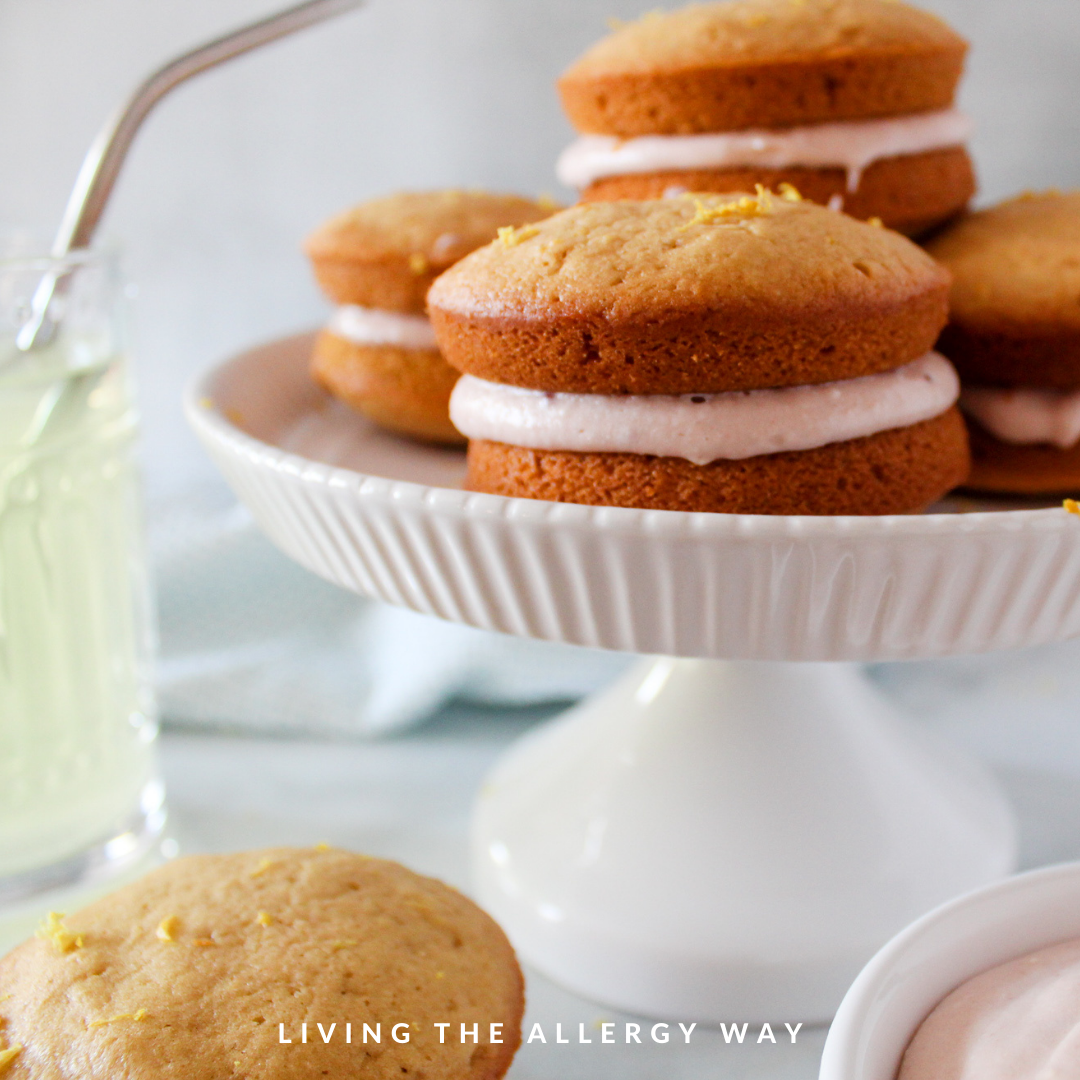 Vegan Raspberry Lemonade Whoopie Pies » Living the Allergy Way