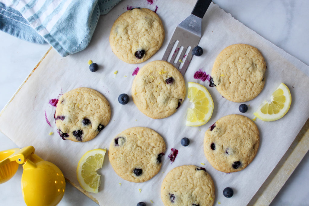 Vegan Lemon Blueberry Sugar Cookies » Living the Allergy Way