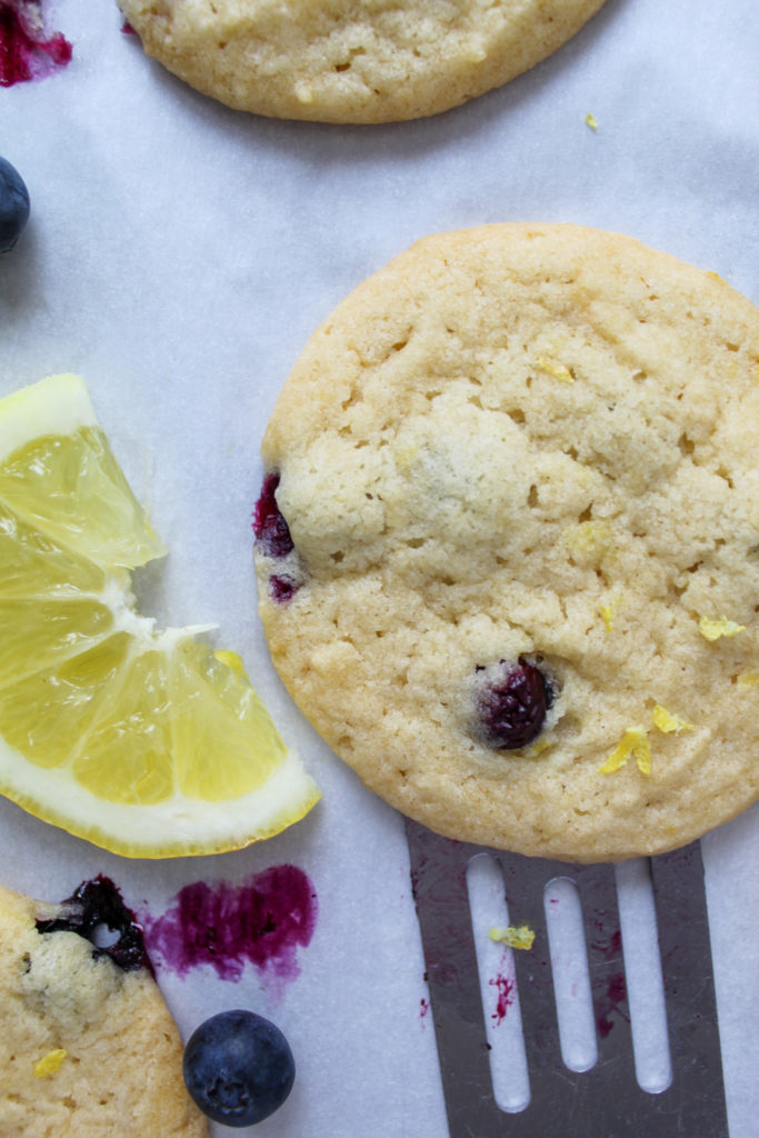 Vegan Lemon Blueberry Sugar Cookies » Living the Allergy Way
